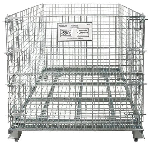 Collapsible wire container - Tresk