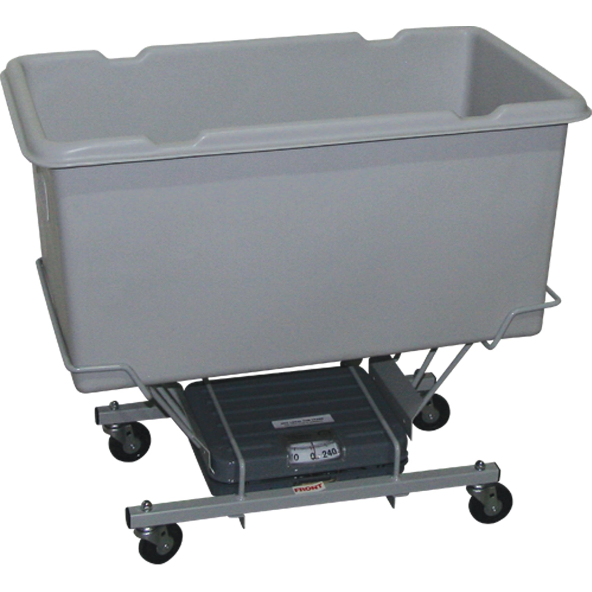 Techstar Plastics Starcart Polyethylene Elevated Cart with scale - Tresk